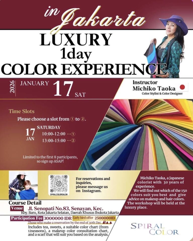 🎨 LUXURY 1-Day COLOR WORKSHOP in Jakarta 🇮🇩 - Spiral Color Salon